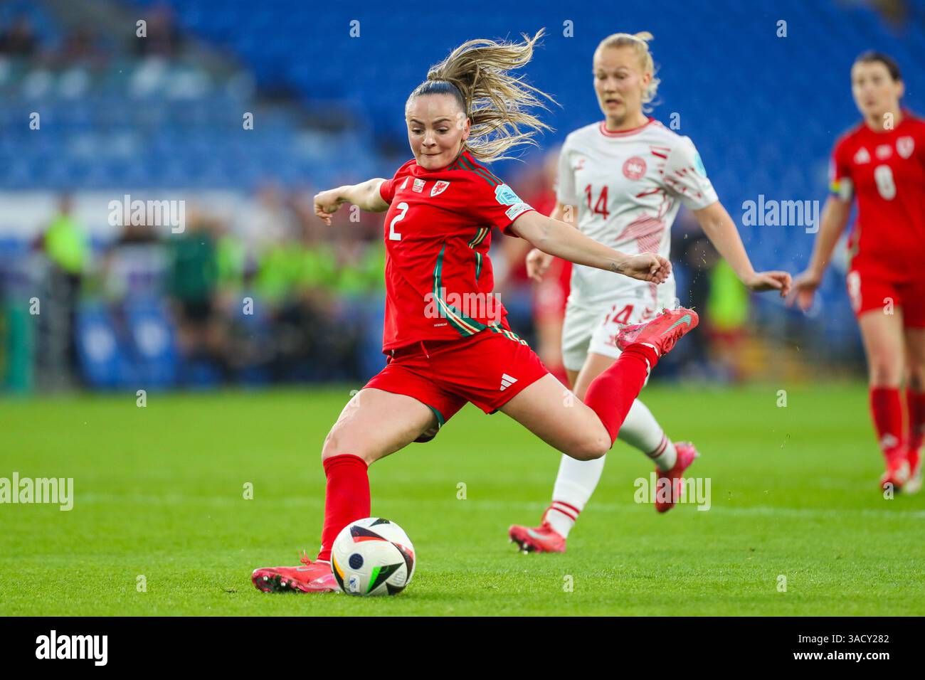 Cardiff City Stadium, Cardiff, UK. 4th Apr, 2025. Womens Nations League ...