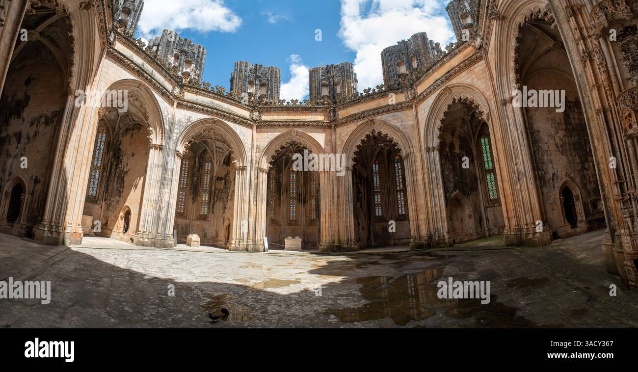 Batalha, Portugal, Picturesque unfinished chapel of the Batalha ...