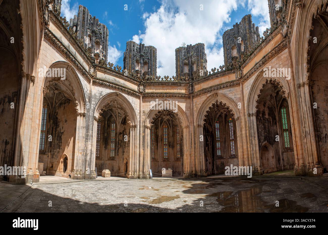 Batalha, Portugal, Picturesque unfinished chapel of the Batalha ...