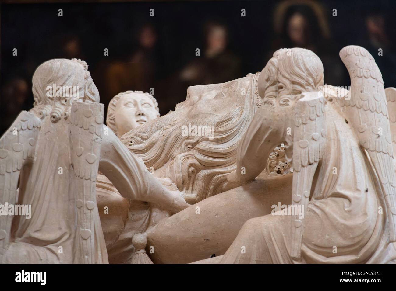 Tomb of king pedro i in the alcobaca monastery hi-res stock photography ...