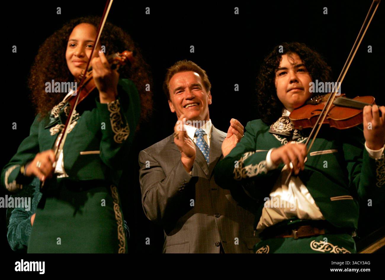 Jul 07, 2006; Los Angeles, CA, USA; Governor ARNOLD SCHWARZENEGGER is ...