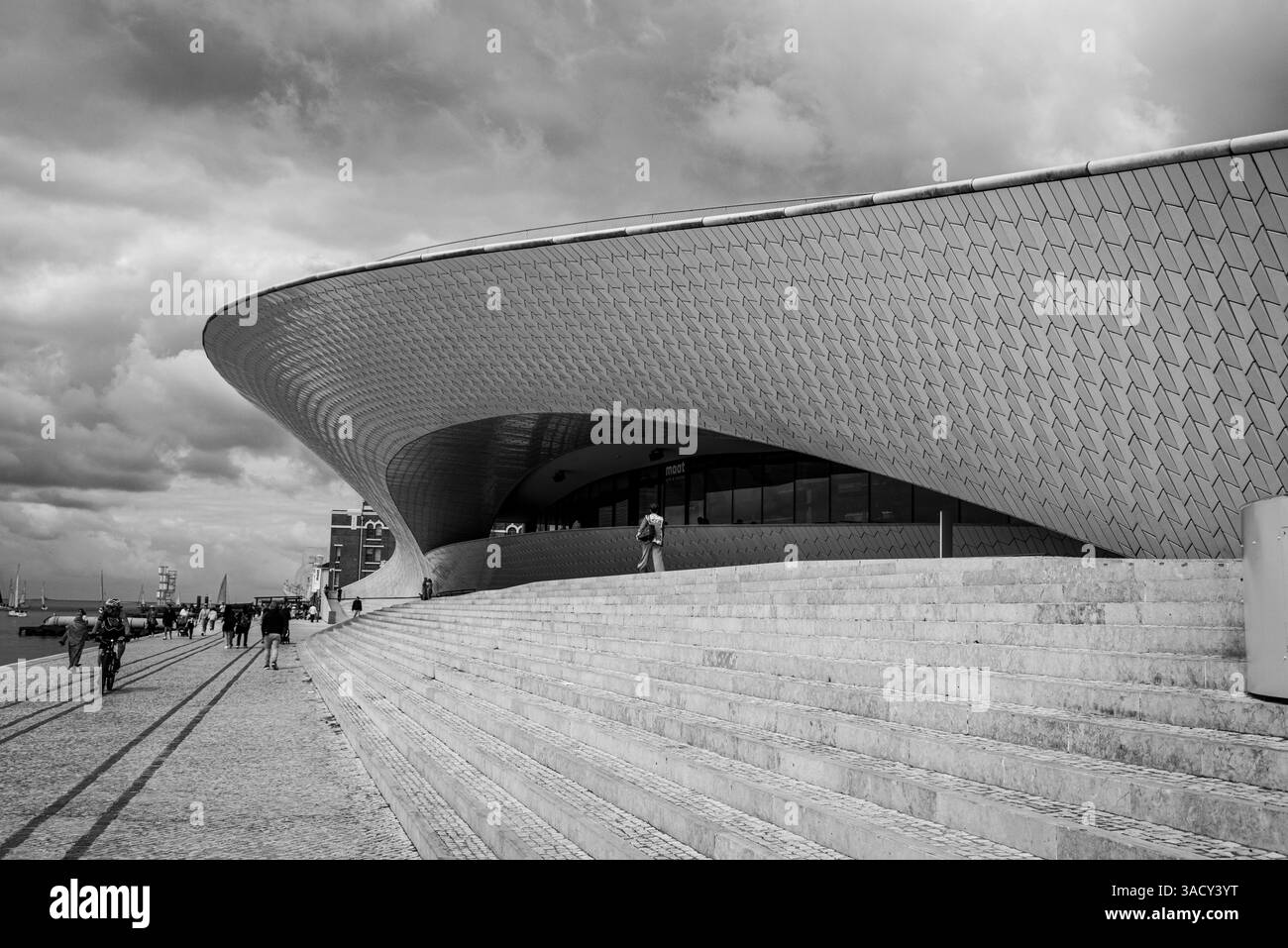 Lisboa, Portugal, Modern building of the MAAT museum in Lisbon ...