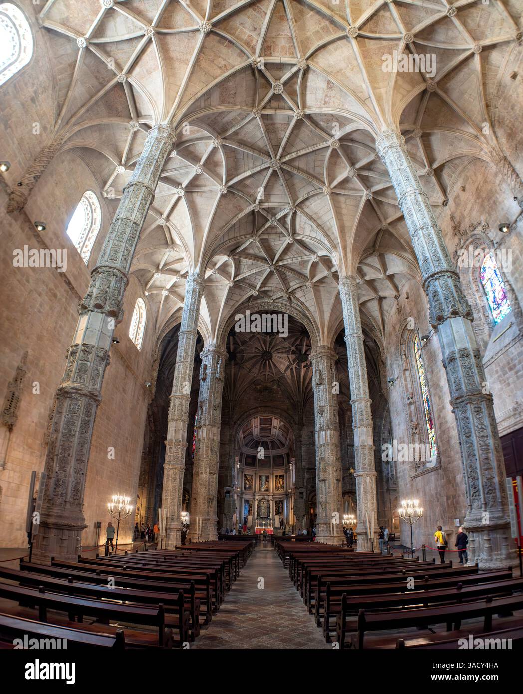 Lisboa, Portugal, Magnificent manueline gothic architecture in the ...