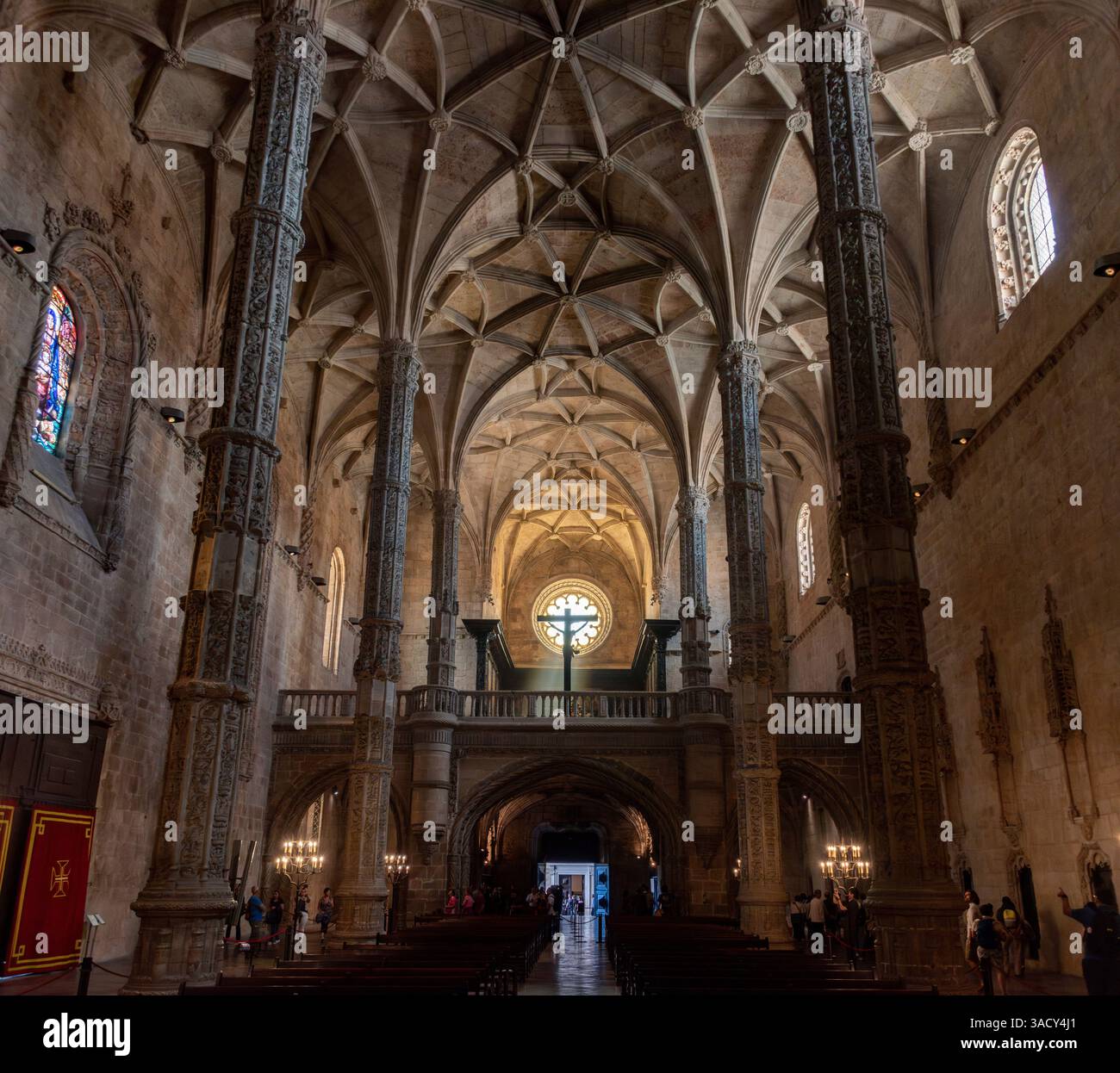 Lisboa, Portugal, Magnificent manueline gothic architecture in the ...