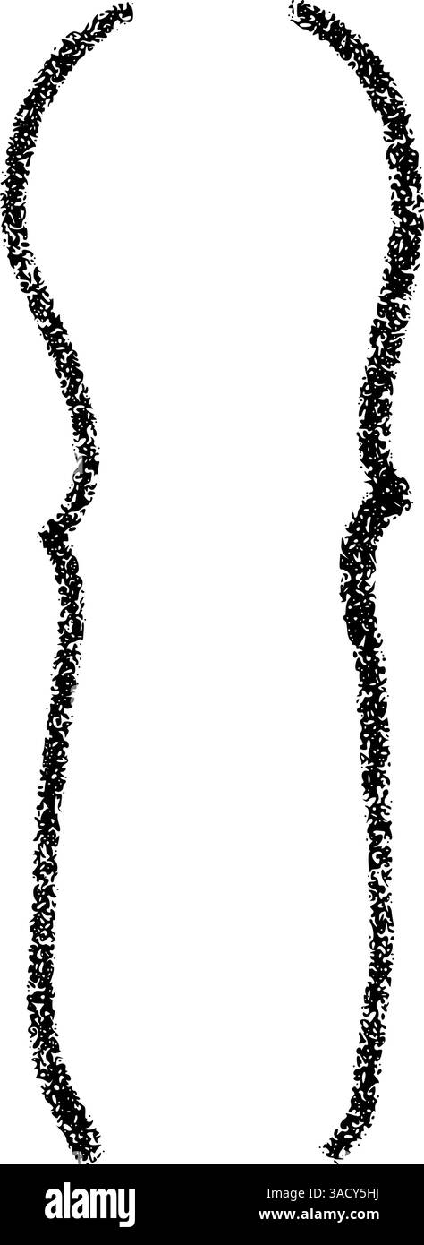 Hand-drawn curly brackets and parenthesis symbols. Typography icons ...