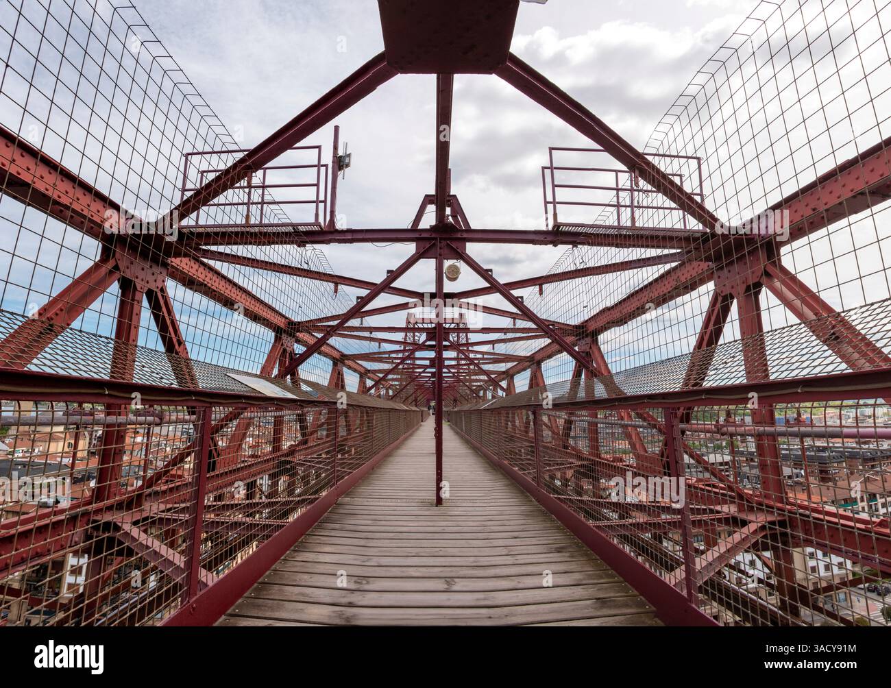 Magnificent steel architecture at the top of the UNESCO world heritage ...