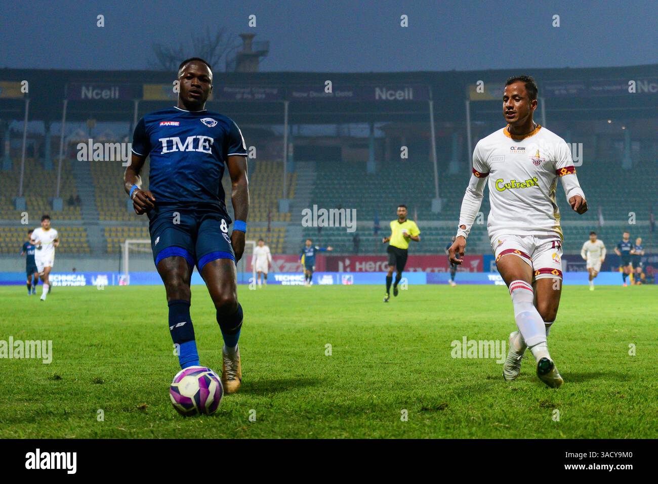 Kathmandu, Bagmati, Nepal. 4th Apr, 2025. VICTOR MANSARAY of FC Chitwan ...