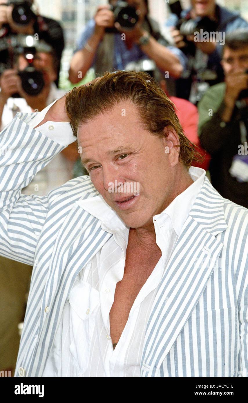May 18, 2005; CANNES, FRANCE; Actor MICKEY ROURKE at the 'Sin City ...