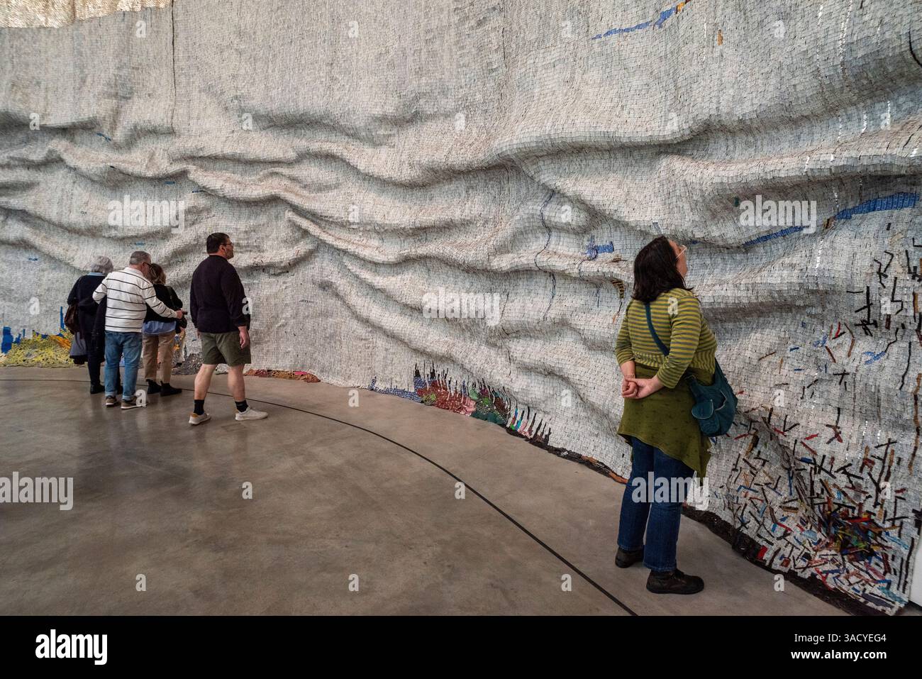 Bilbao, Spain, Contemporary art installation Rising Sea in the ...