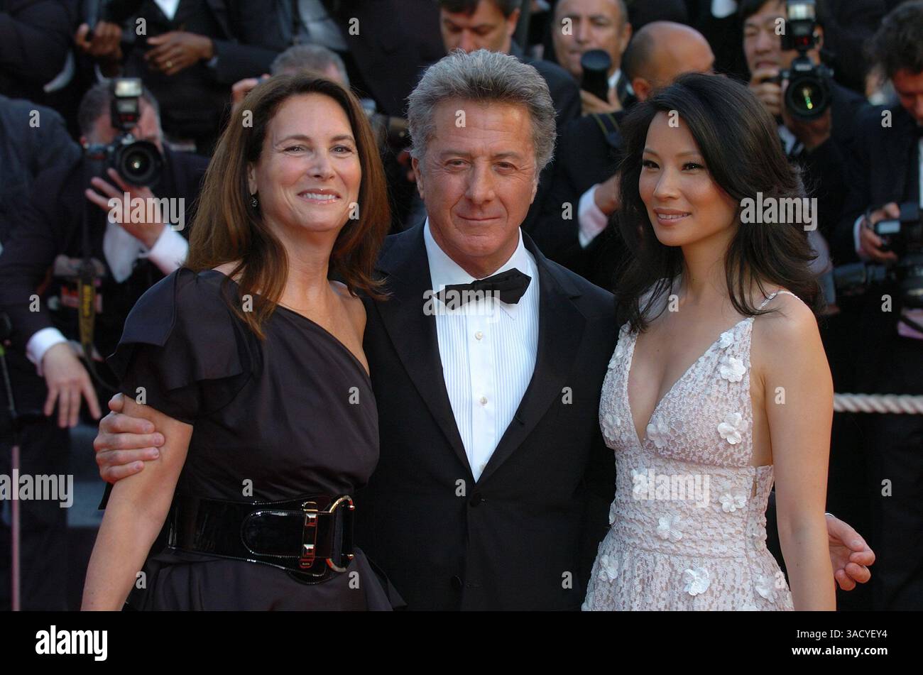 May 15, 2008 - Cannes, France - Actor DUSTIN HOFFMAN with actress LUCY ...