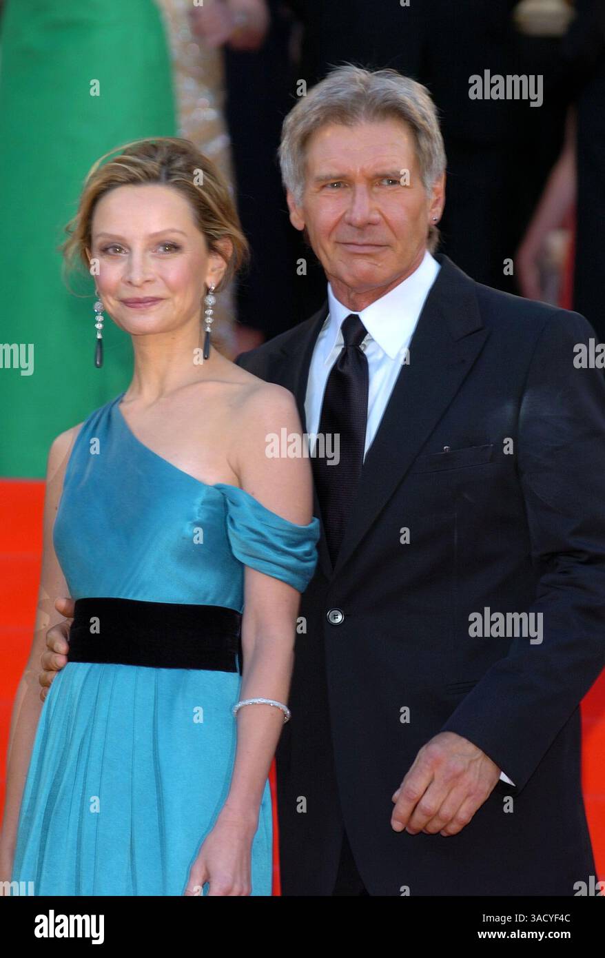 May 18, 2008 - Cannes, France - Actress CALISTA FLOCKHART and actor HARRISON FORD attends the ...