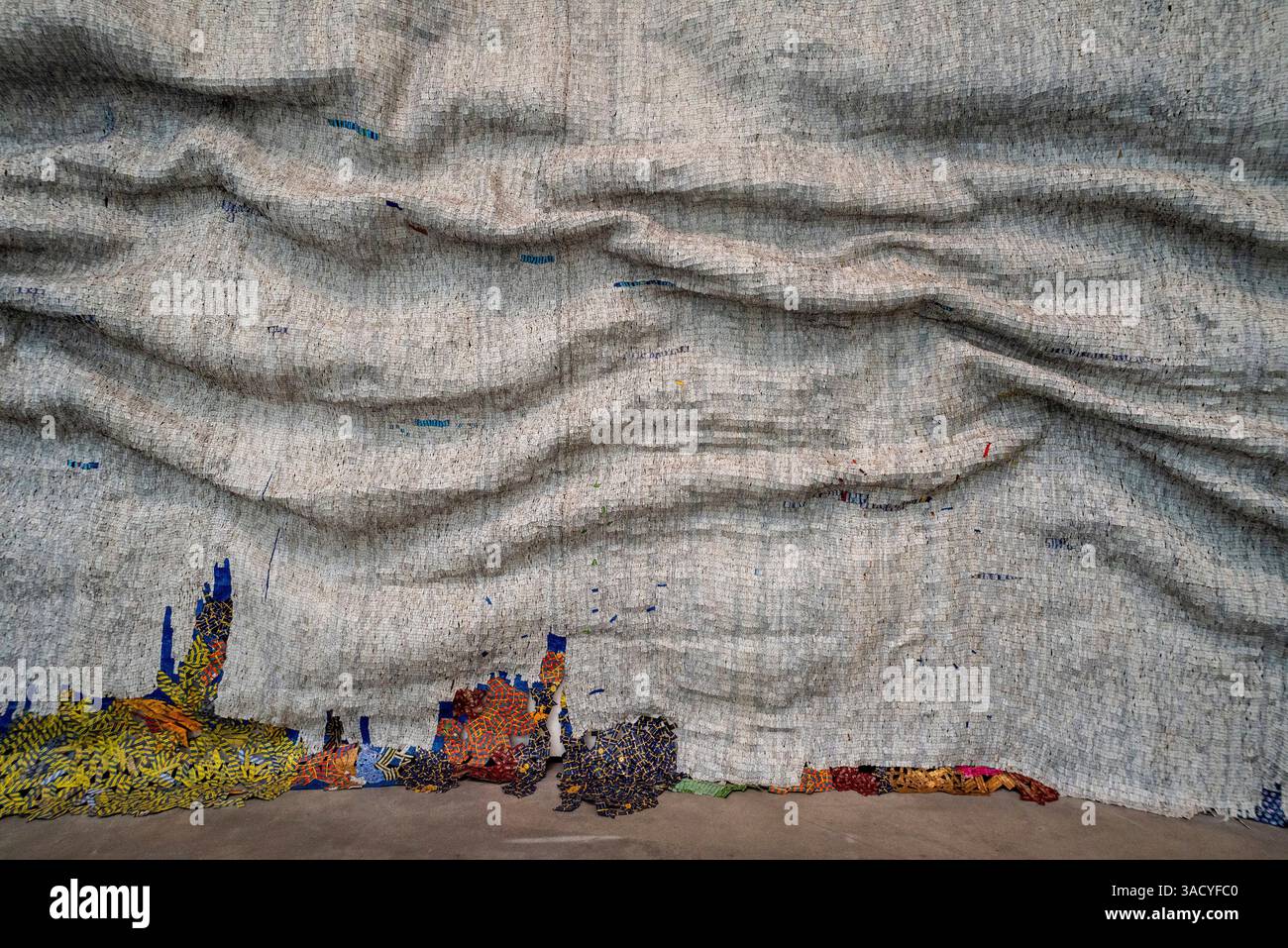 Bilbao, Spain, Contemporary art installation Rising Sea in the ...
