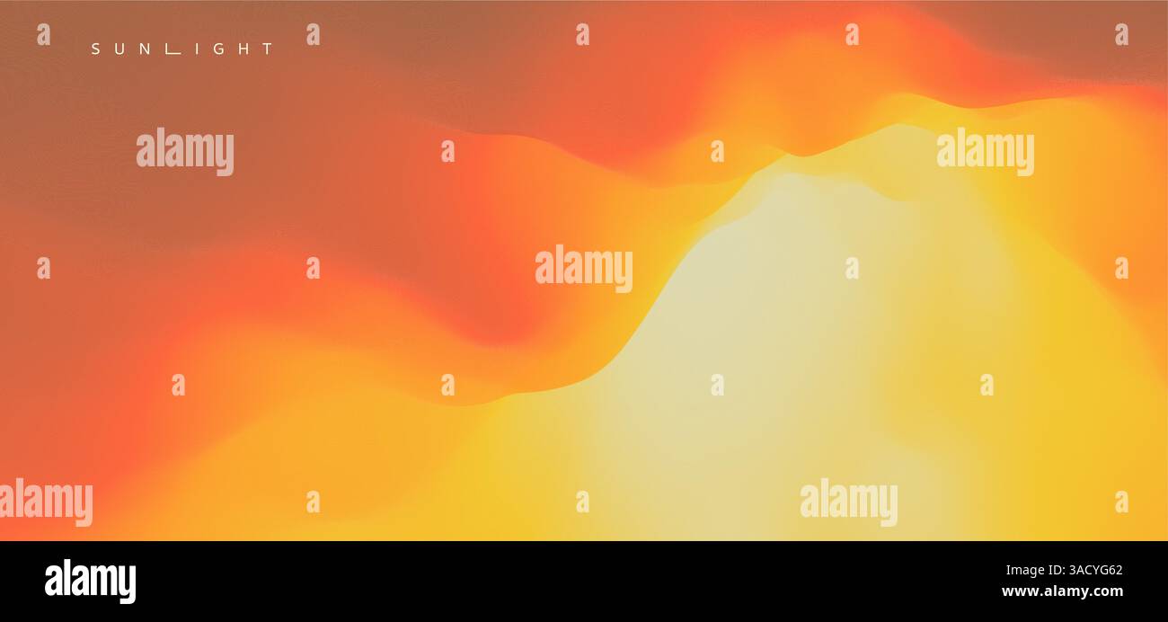 Sky with the sun in the clouds. Sunset. Background of nature. Modern ...