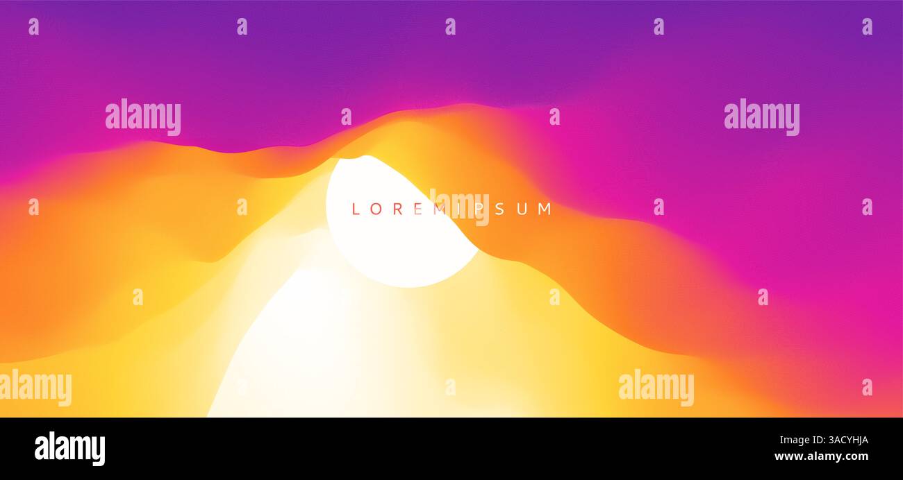 Sky with the sun in the clouds. Sunset. Background of nature. Modern ...