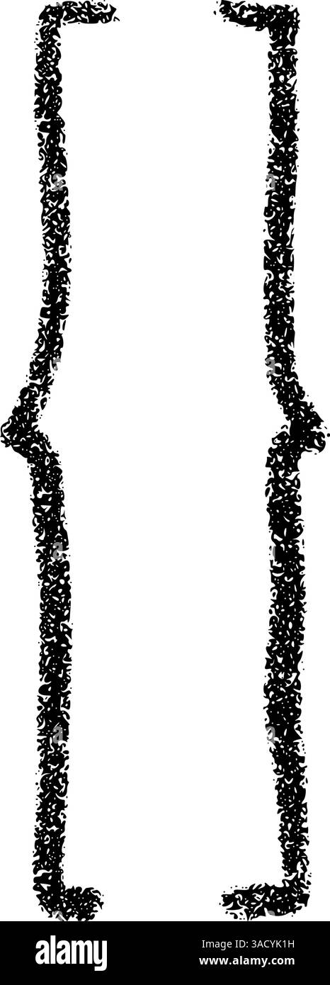 Hand-drawn curly brackets and parenthesis symbols. Typography icons doodle, square braces, text ...
