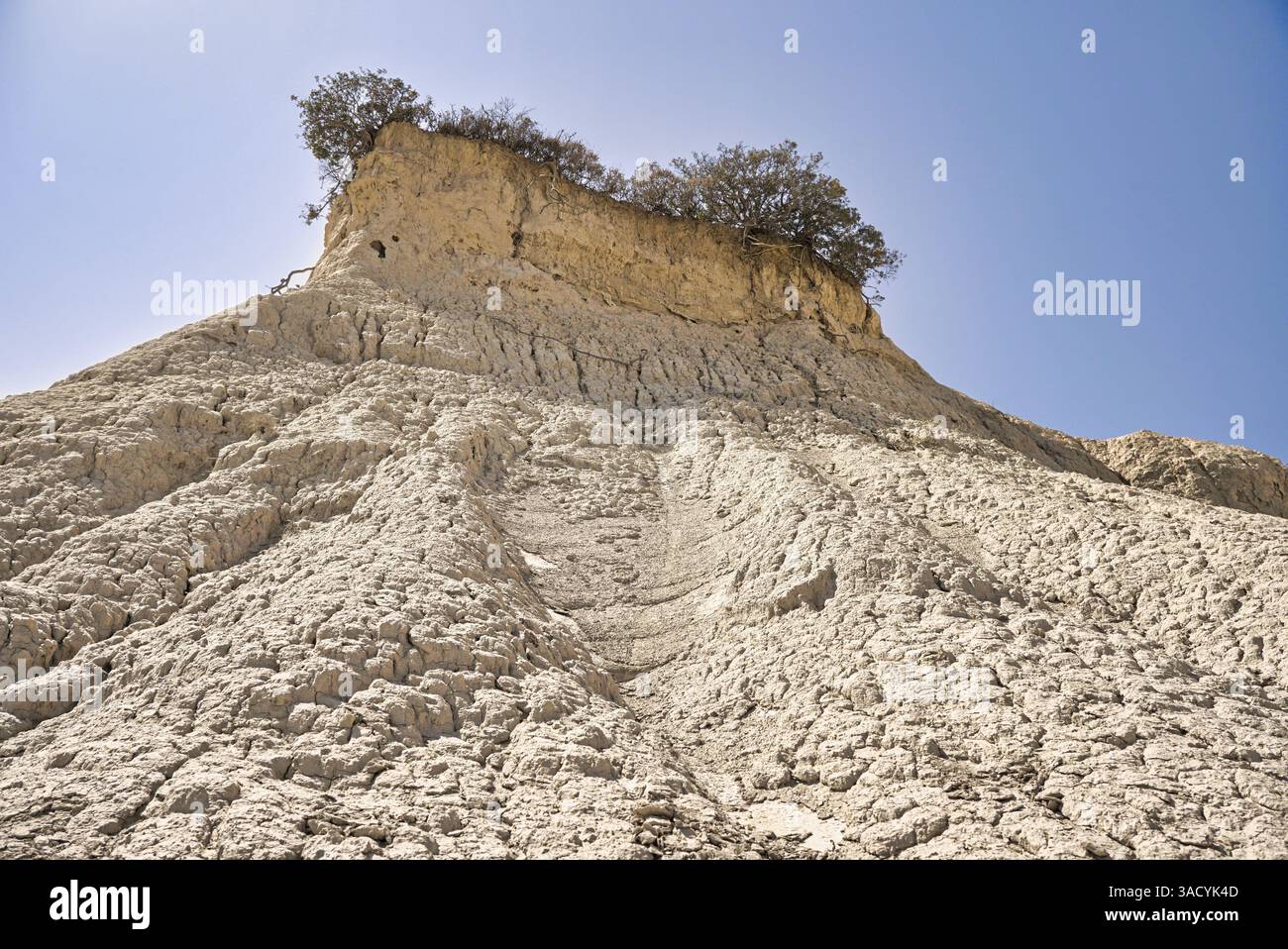 natural landscape formed by rainwater erosion depicting the earth ...