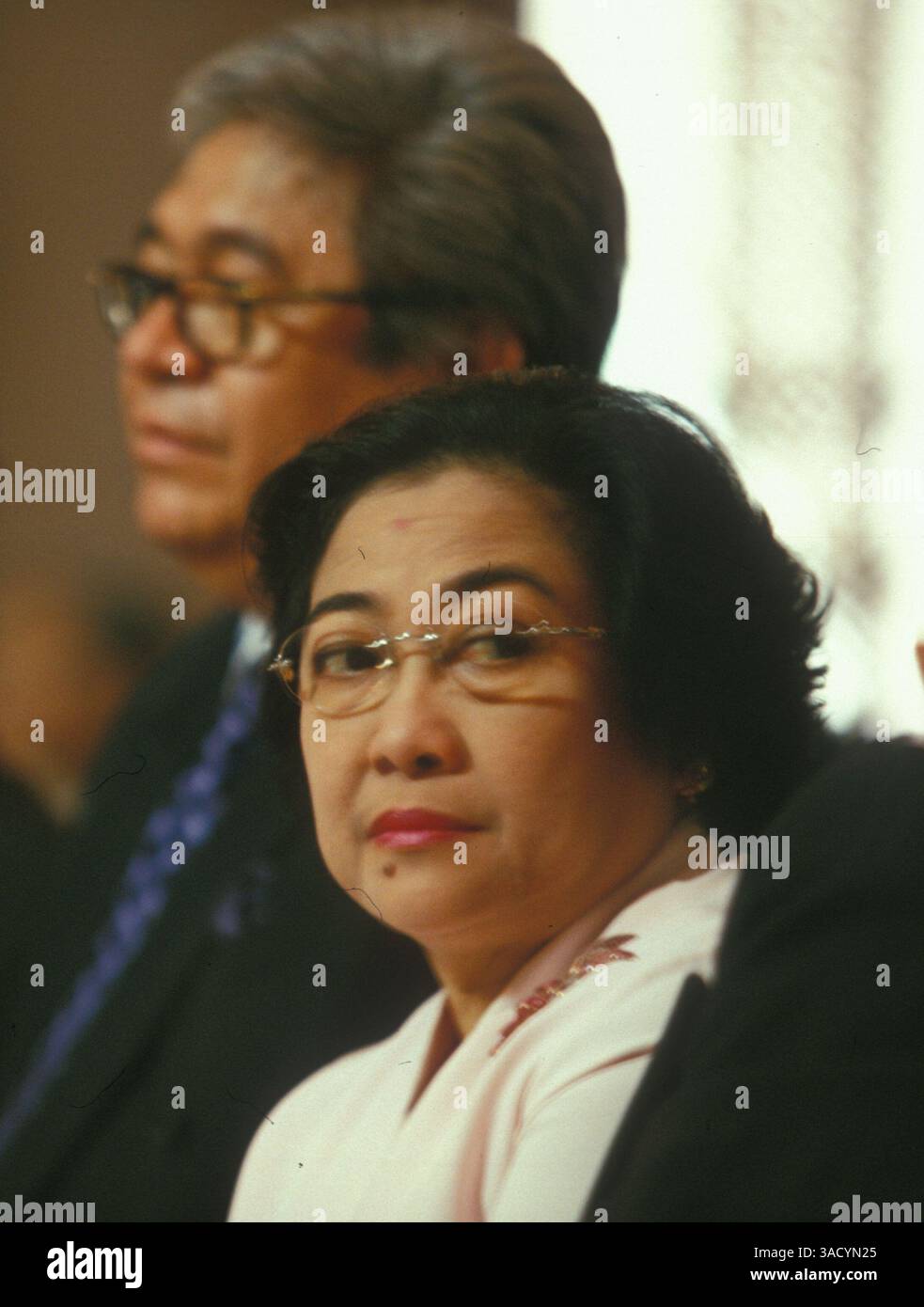 Dec 10, 2002; Jakarta, DKI, Indonesia; President MEGAWATI SOEKARNOPUTRI and her husband Taufik ...
