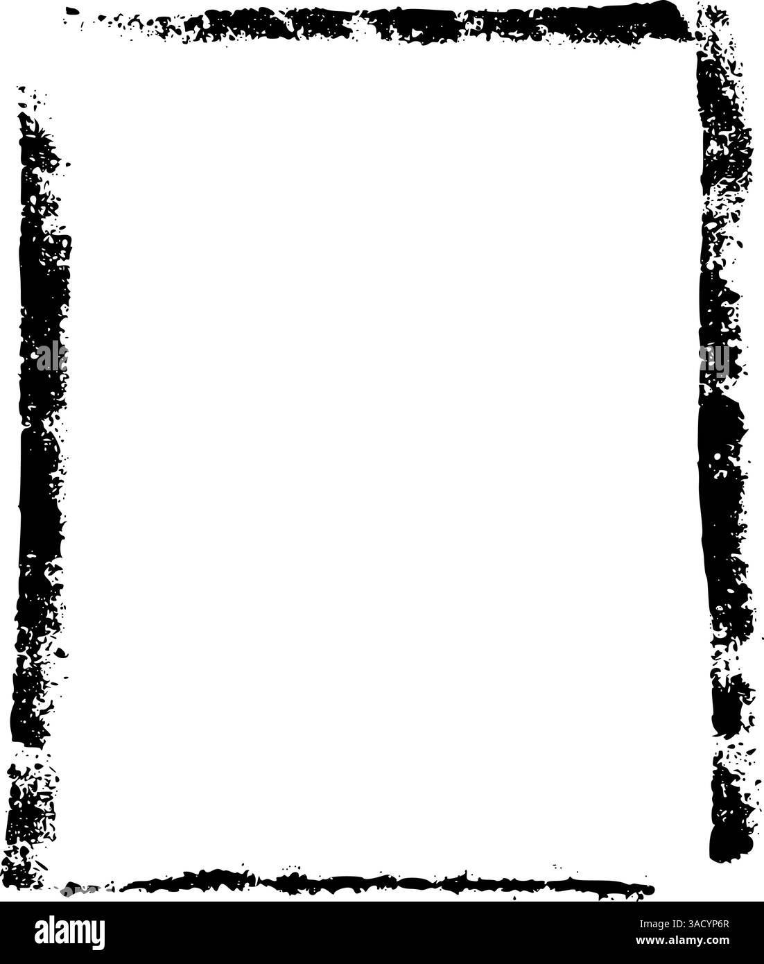 Chalk marker square frame Black and White Stock Photos & Images - Alamy