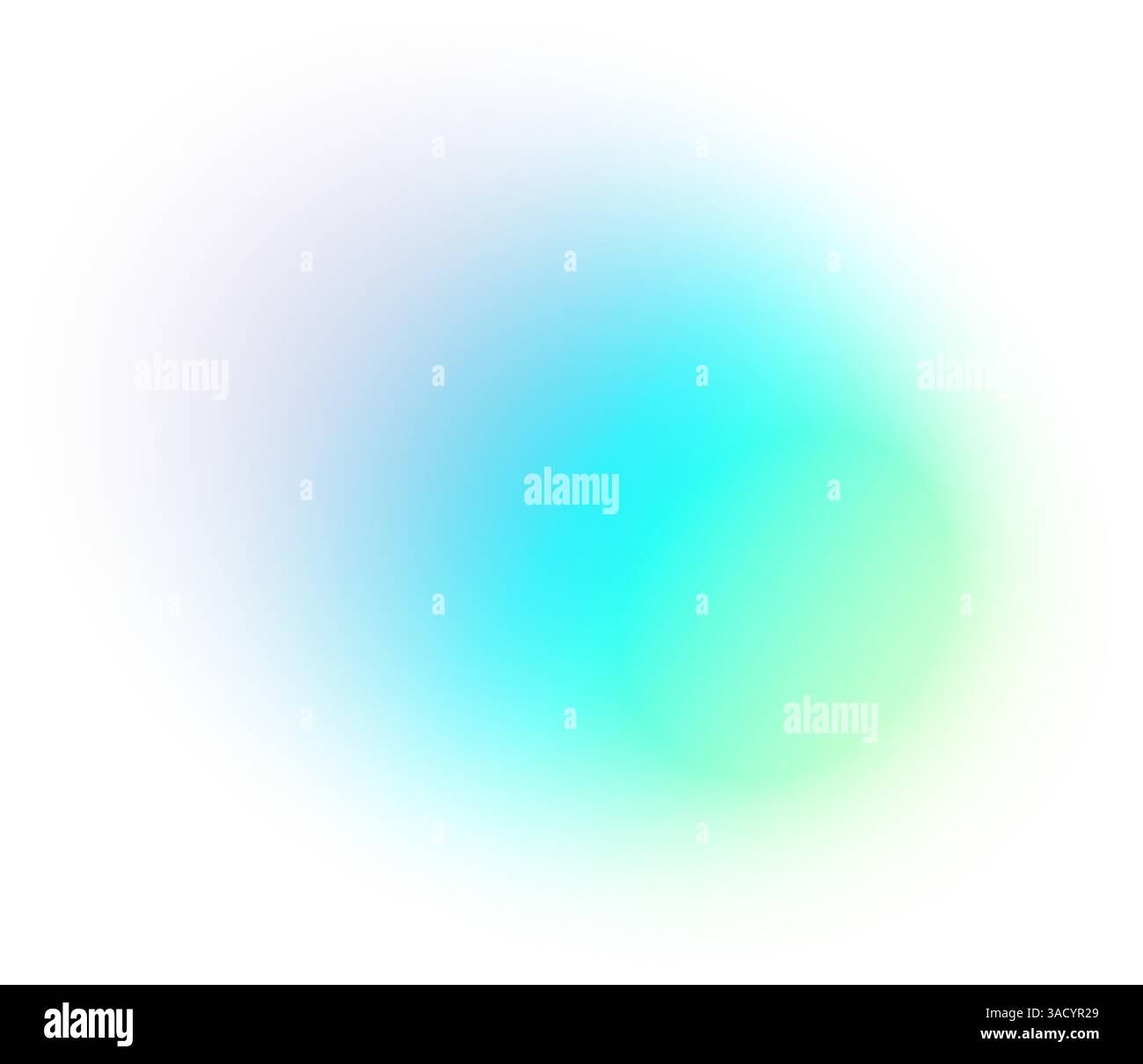 Abstract gradient background with blue and green aura, blurred modern ...