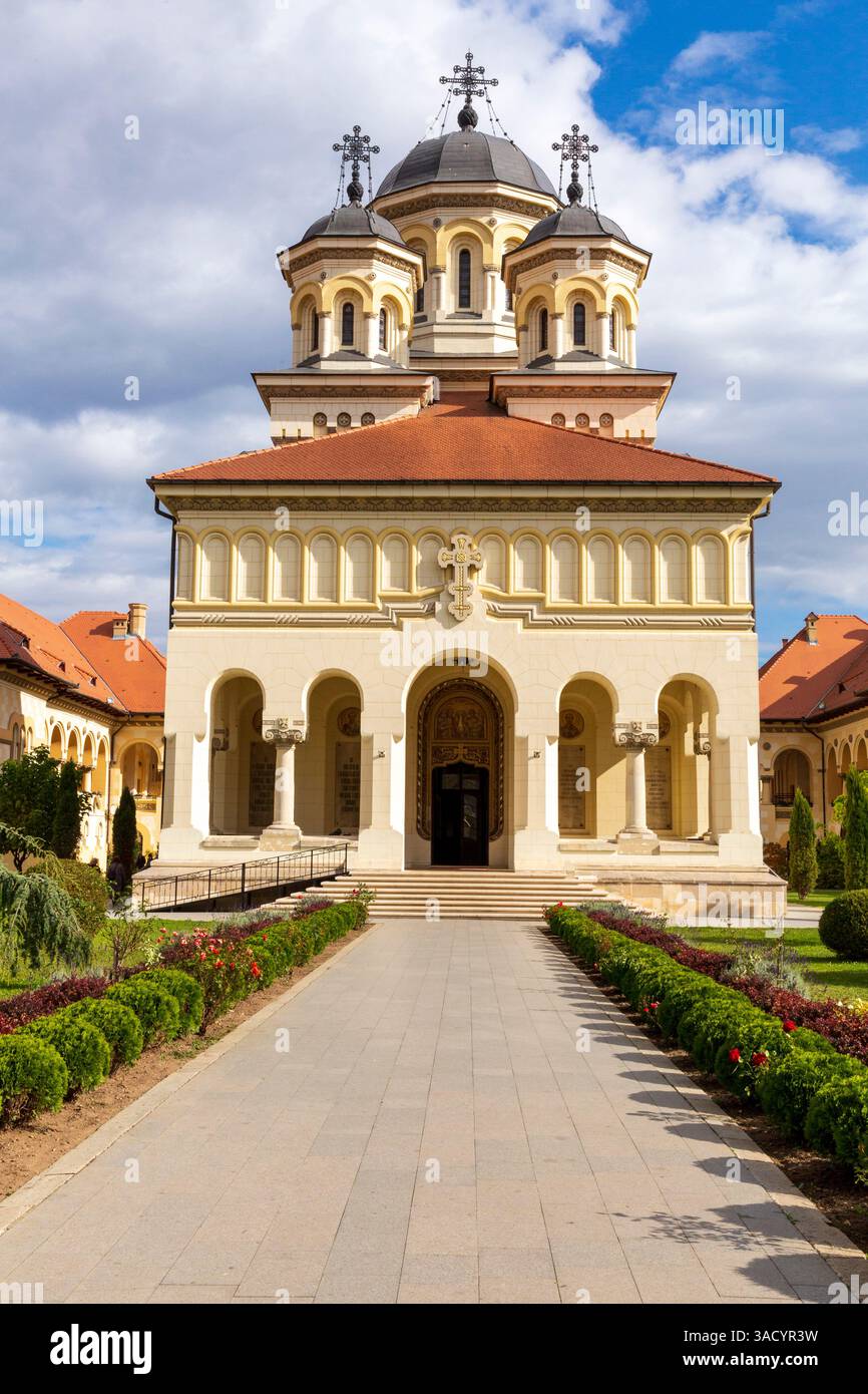 Romania, Alba Iulia. St. Michael's Cathedral, Roman Catholic cathedral ...