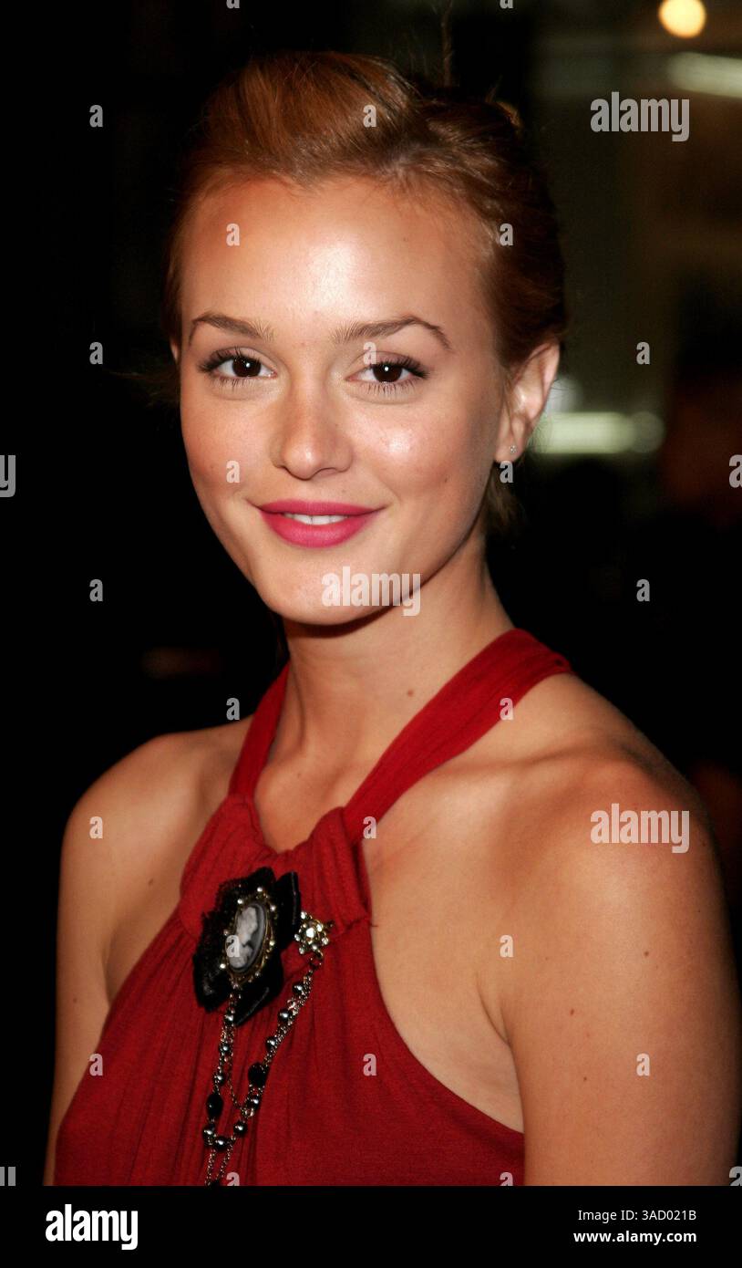 Leighton Meester at the "Man of the Year" Los Angeles Premiere held at ...