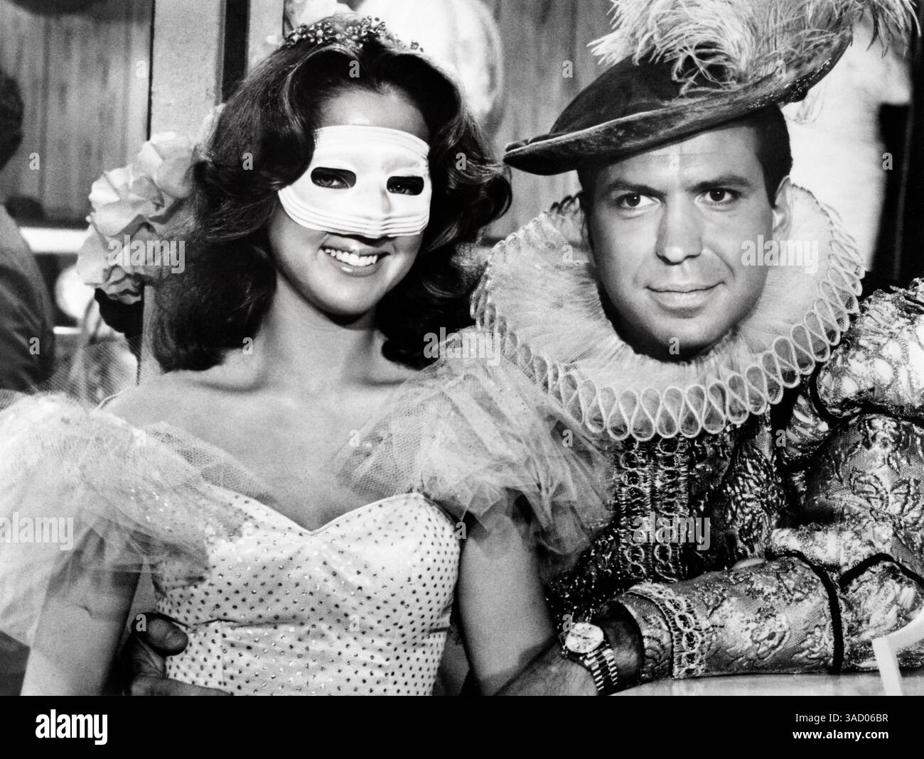 Melissa Sue Anderson, Frank Sinatra Jr., on-set of the TV Series, "The Love Boat", episode ...