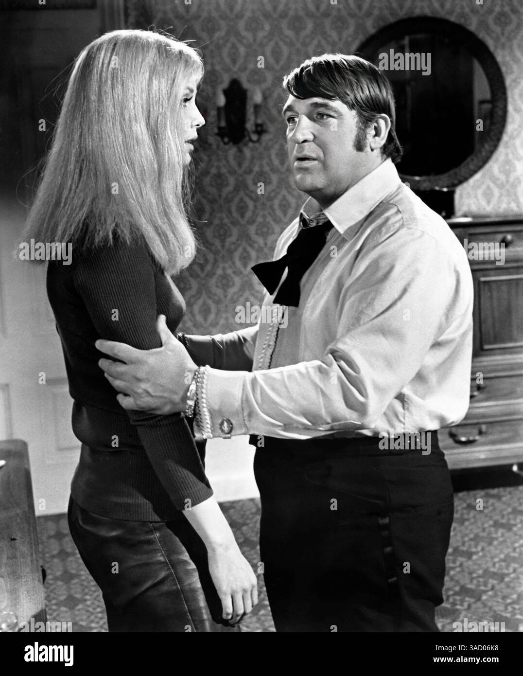 Jodi Wexler, Shecky Greene, on-set of the film, "The Love Machine ...