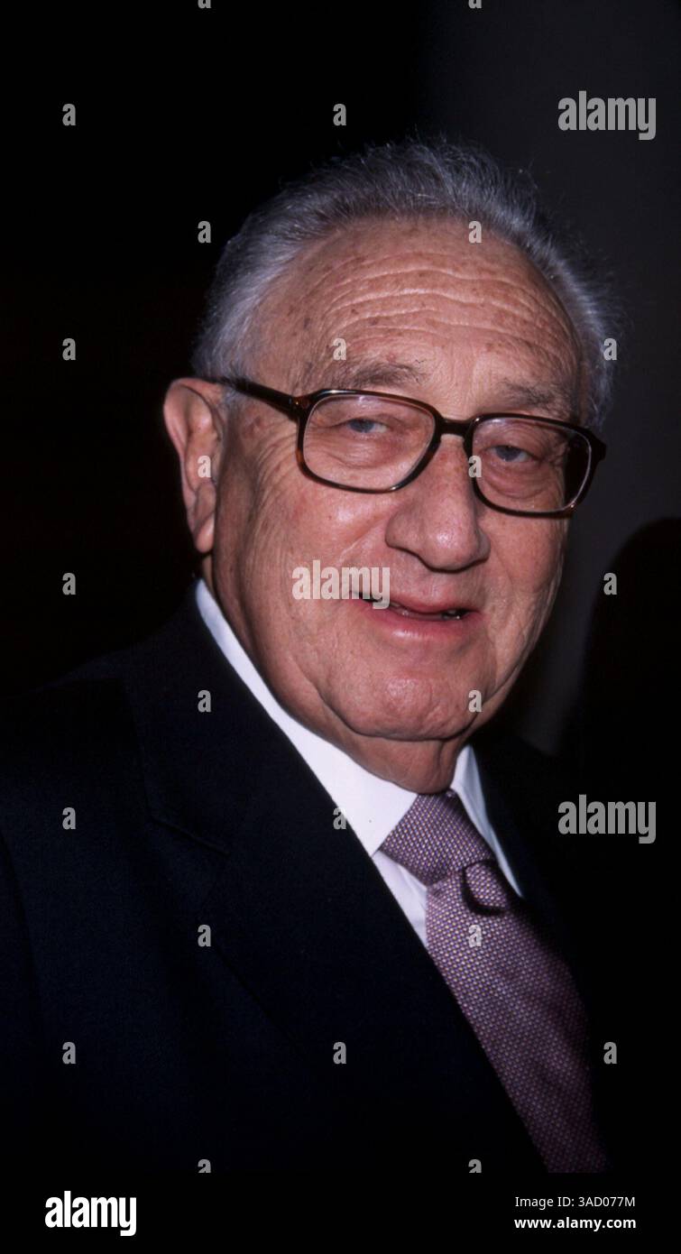Jan 24, 2001; New York, New York, USA; Former Secretary of State HENRY ...