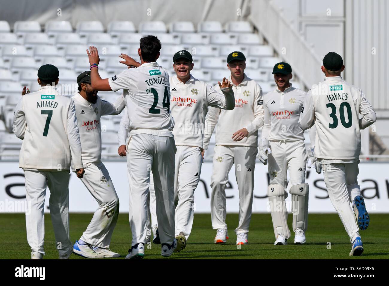 Nottingham, United kingdom, Trent Bridge Cricket Ground. 04 April 2024 ...