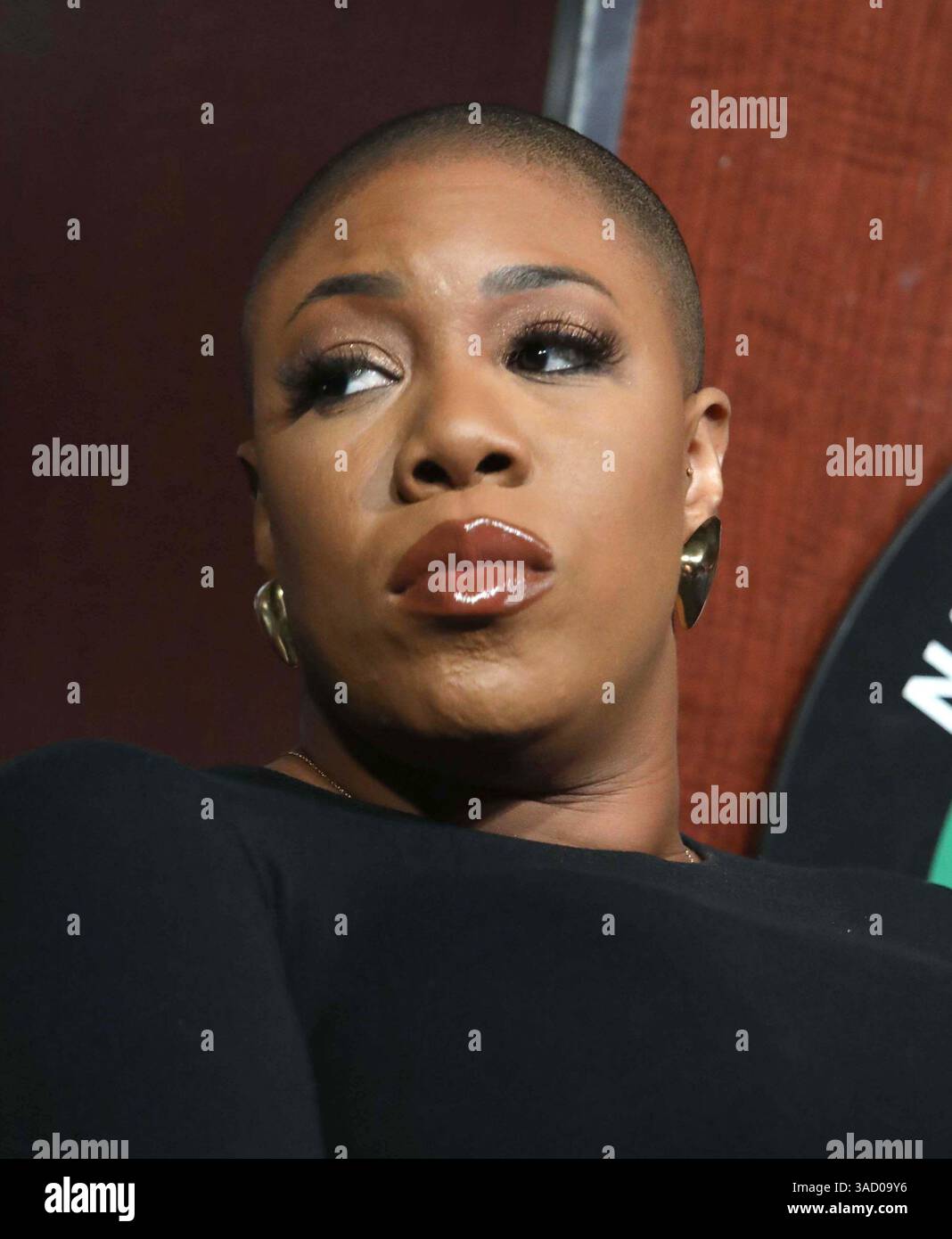 New York, New York, USA. 3rd Apr, 2025. Co-host of MSNBC's ""˜The ...