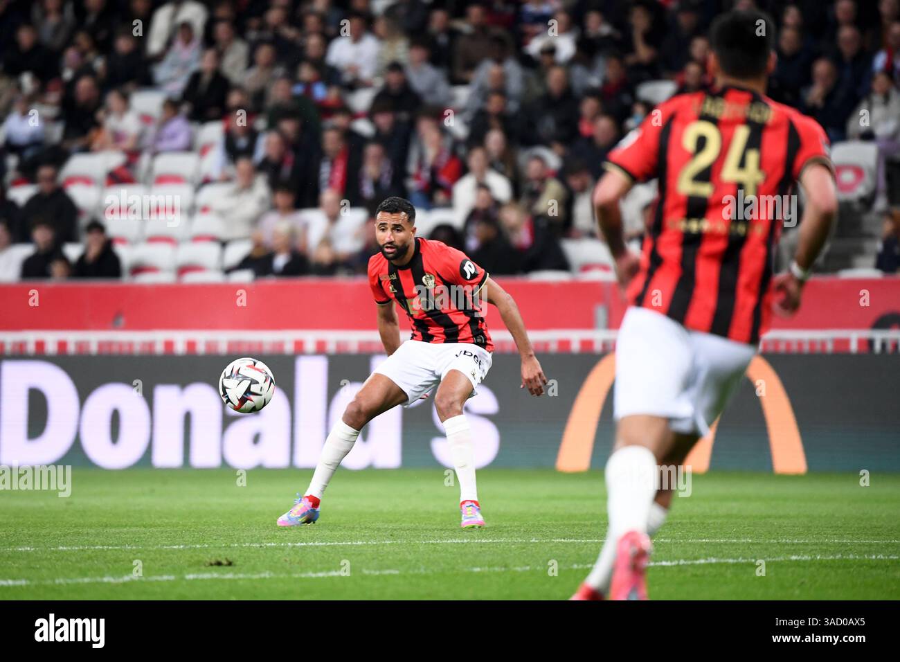 02 Ali ABDI (ogcn) during the Ligue 1 McDonald's match between Nice and ...