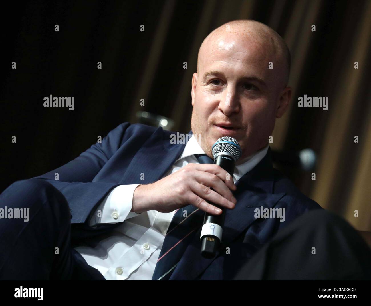 April 3, 2025, New York, New York, USA: Former US Rep. MAX ROSE seen at ...