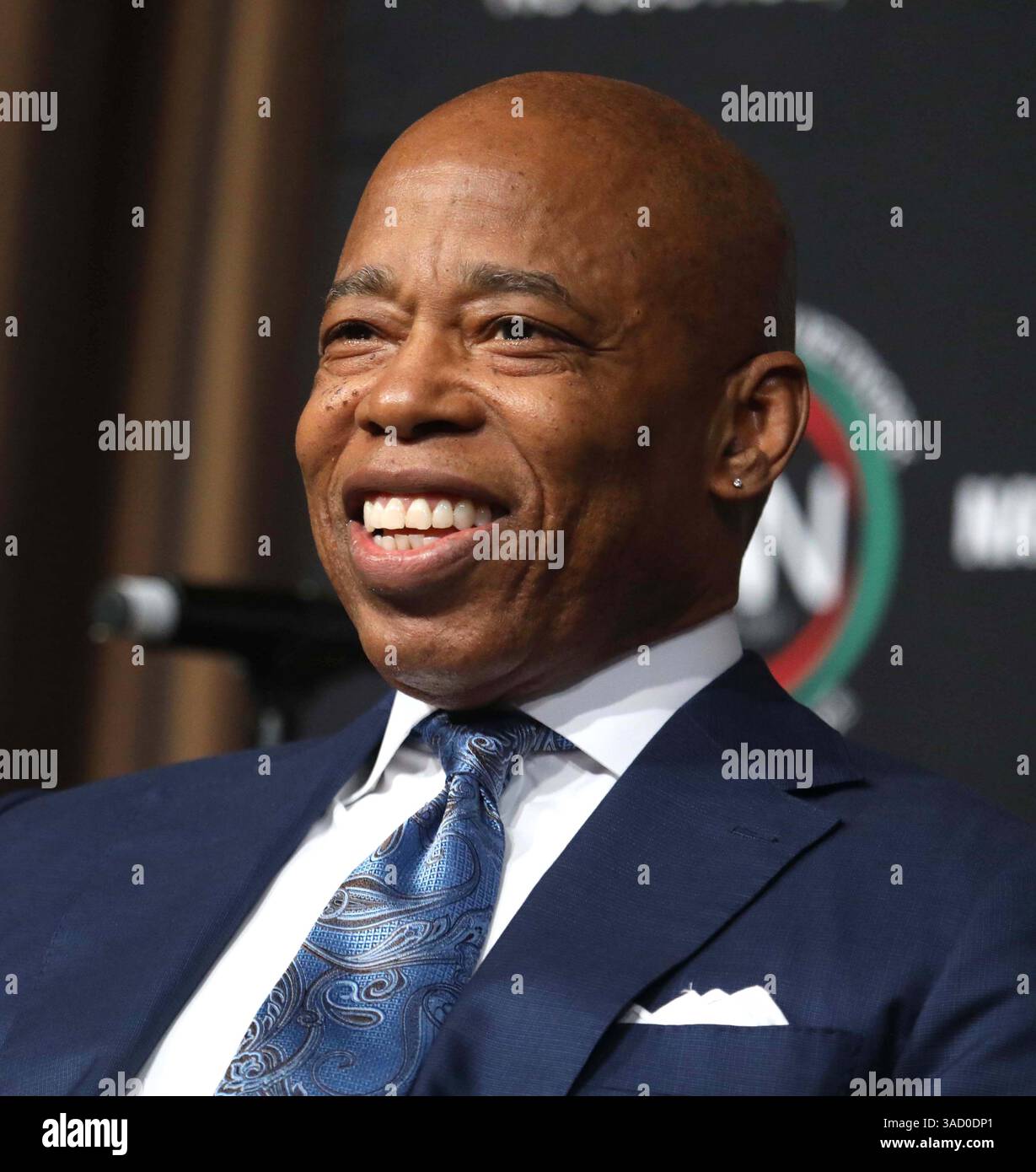 New York, New York, USA. 3rd Apr, 2025. NYC Mayor and Mayoral candidate ...