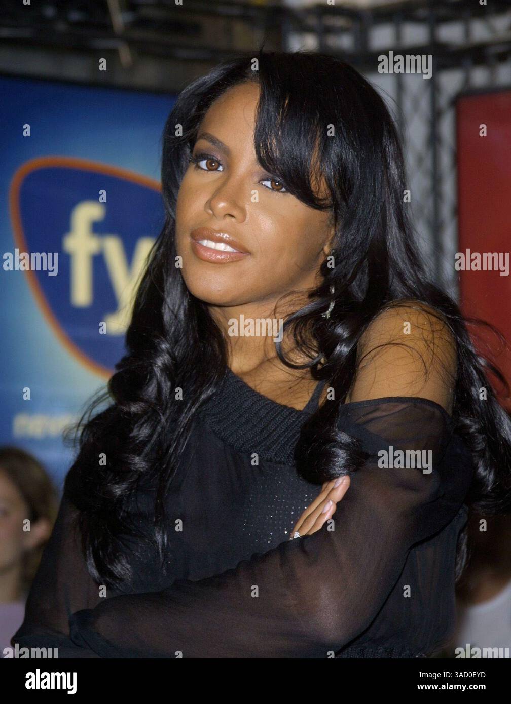 Aug 26, 2001; New York, NY, USA; FILE Photo: Jul 2001. Singer AALIYAH ...