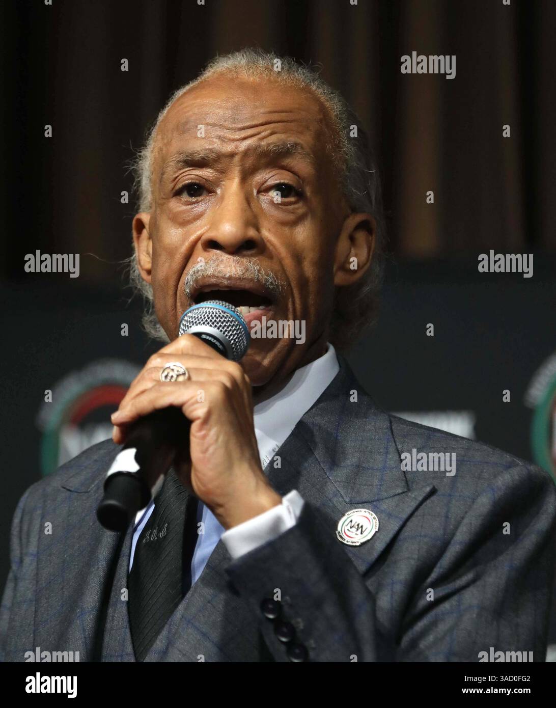 New York, New York, USA. 3rd Apr, 2025. REV. AL SHARPTON seen at during ...
