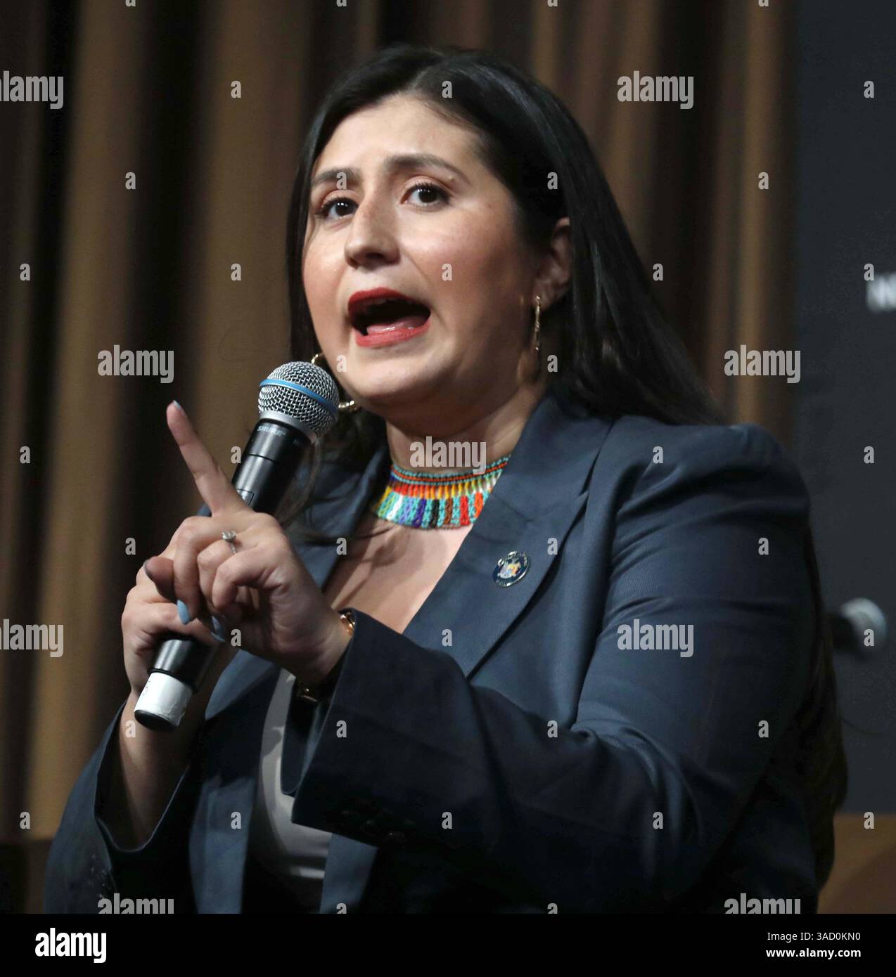 New York, New York, USA. 3rd Apr, 2025. NYC Mayoral candidate, NY State ...