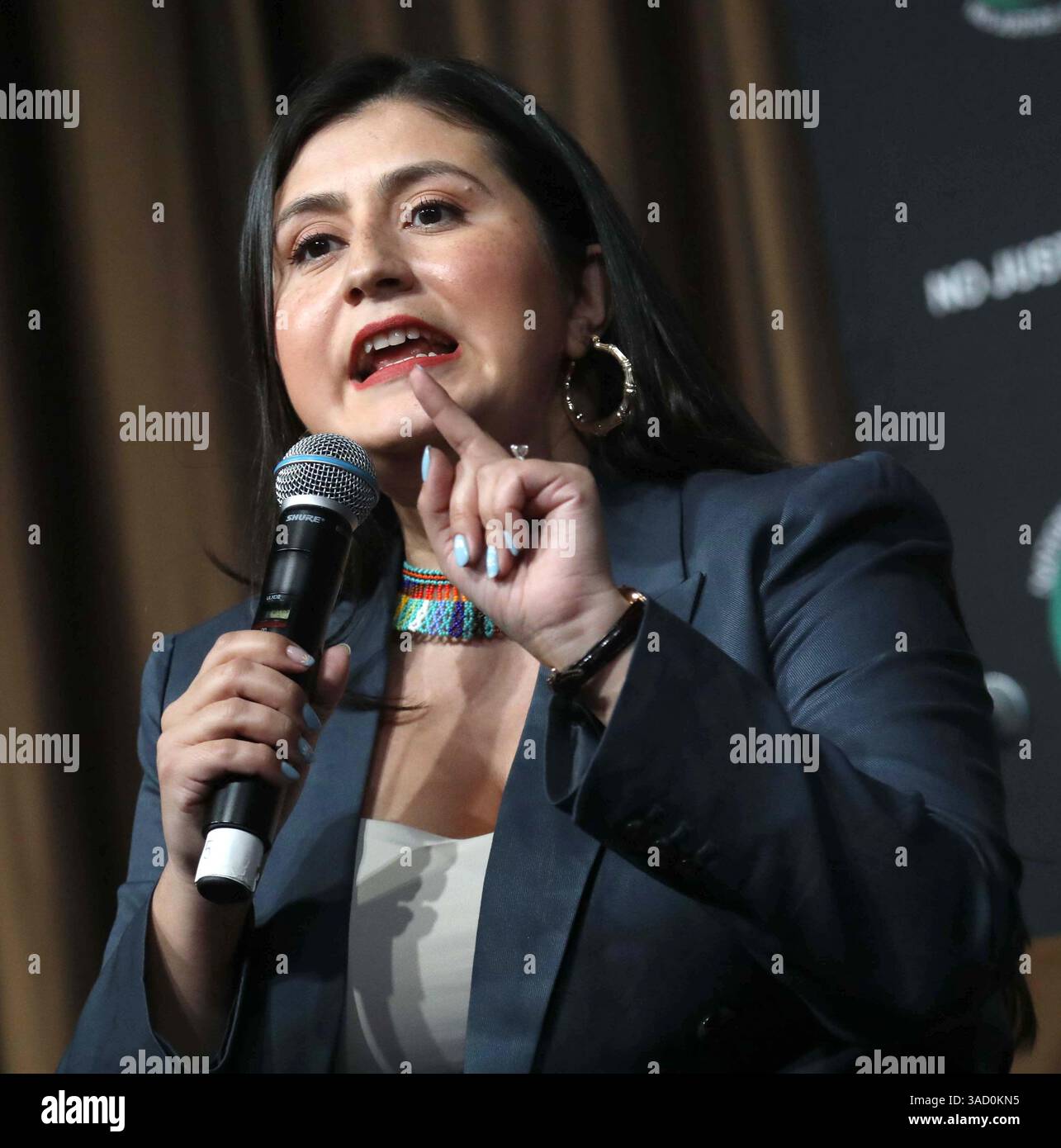 New York, New York, USA. 3rd Apr, 2025. NYC Mayoral candidate, NY State ...