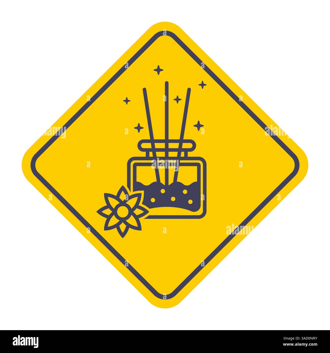 aroma sticks for pleasant smell. flat illustration Stock Vector Image ...