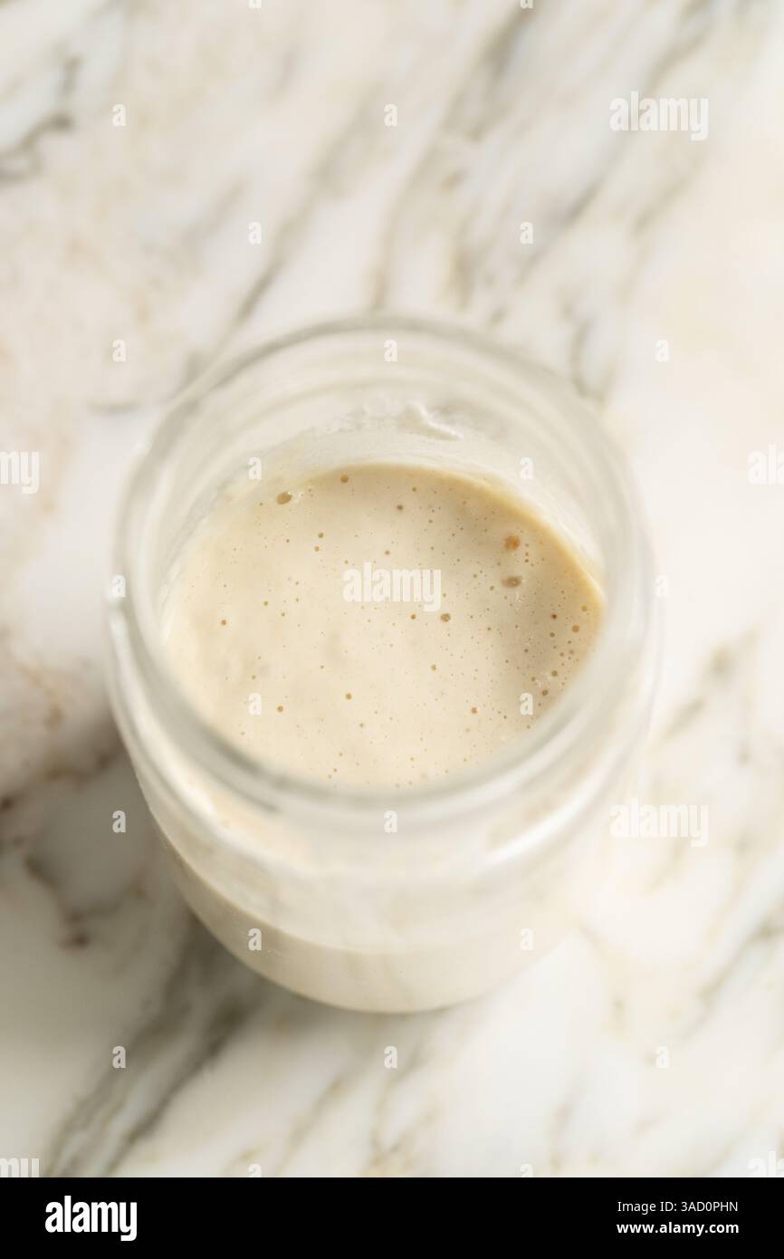 Bread sourdough in jar hi-res stock photography and images - Alamy