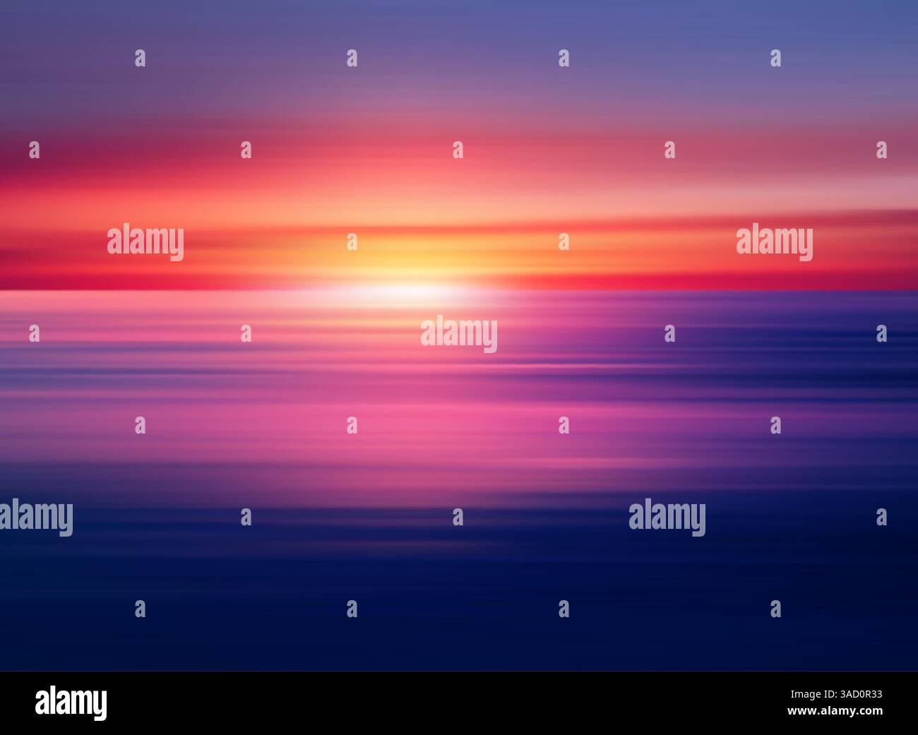Abstract Sunrise Over Ocean With Vibrant Colors Perfect Background for ...