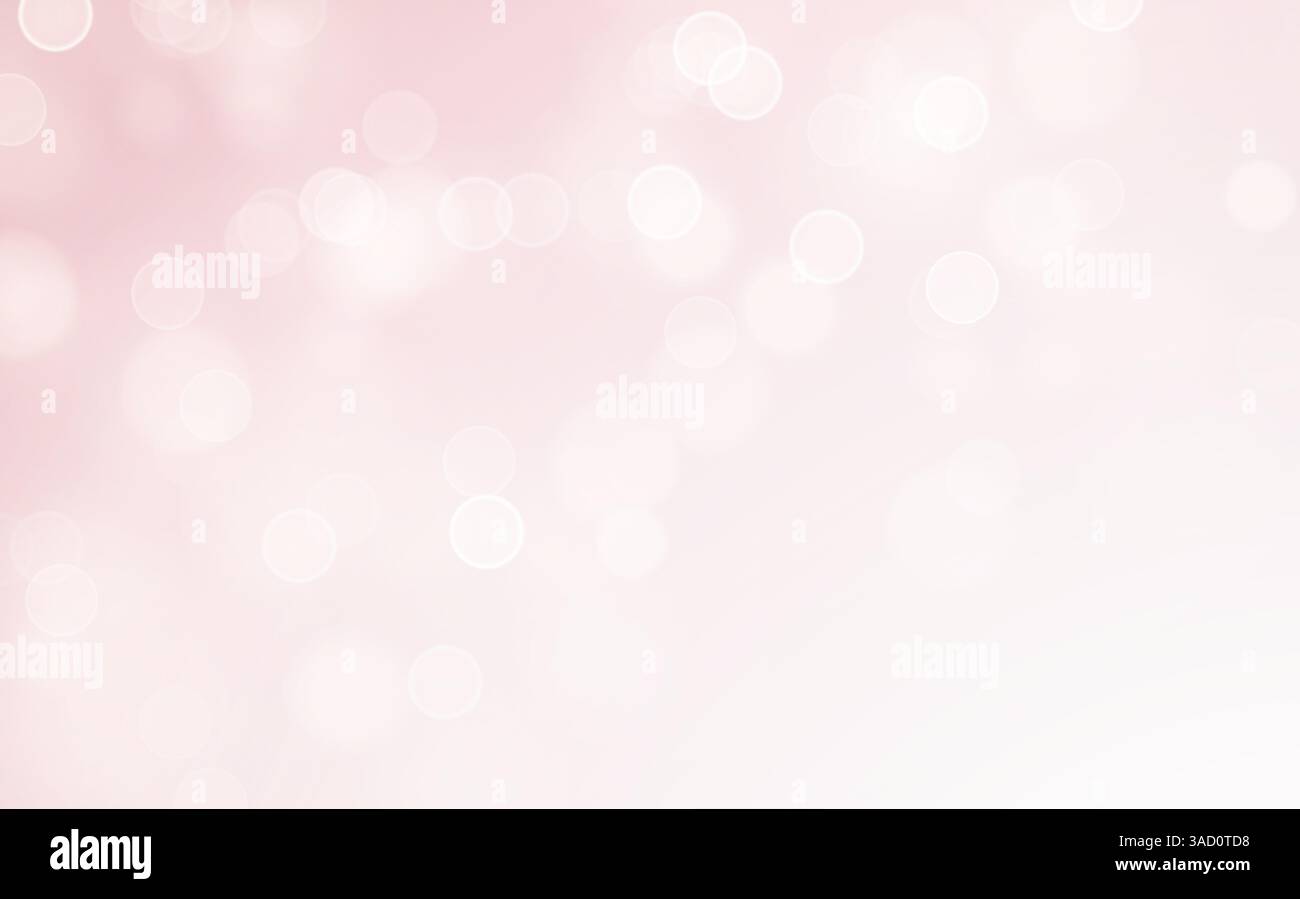 Soft Pink Bokeh Background with Gentle Lights for Digital Projects ...