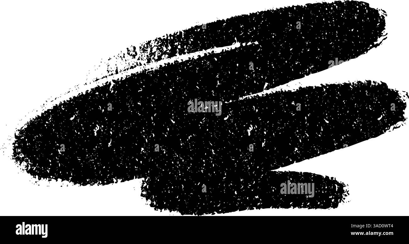 Hand-drawn brush strokes with playful squiggles. Ink underlines and ...