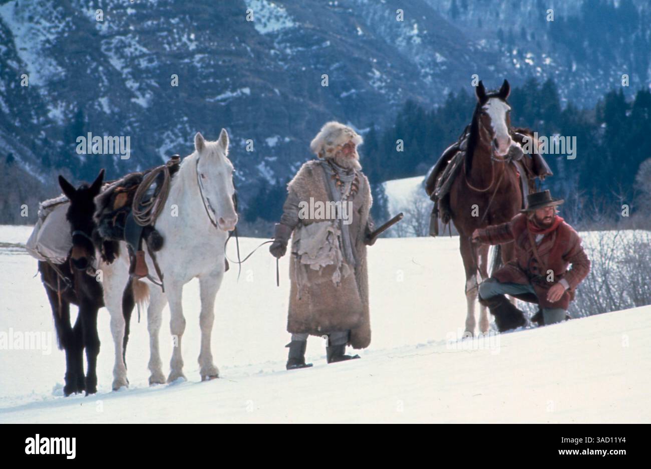 Studio released publicity film still from "Jeremiah Johnson" Robert Redford 1972 Warner Brothers ...