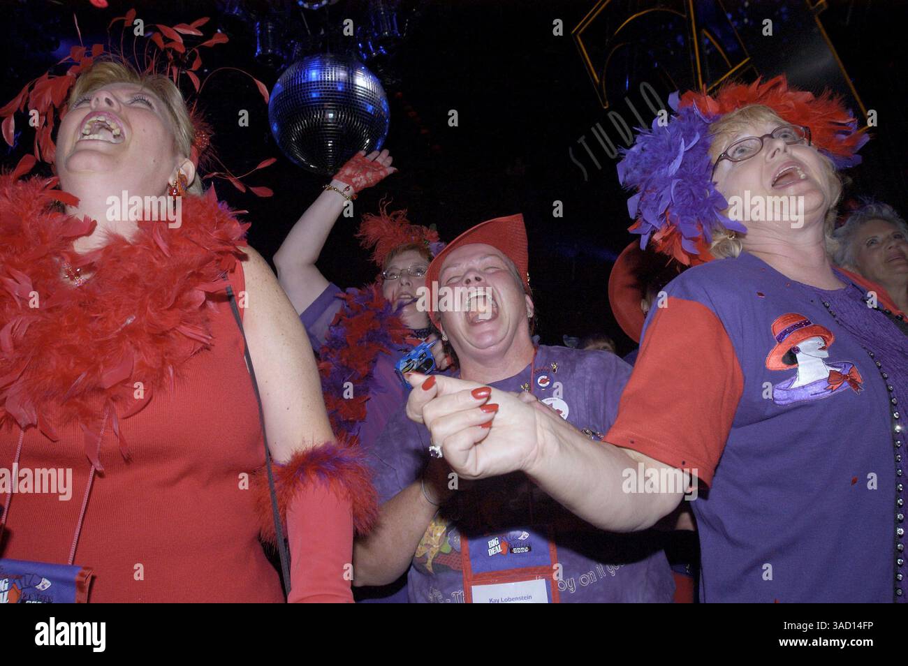 Jun. 26, 2005 - Las Vegas, Nevada, USA - Red Hatters react to the ...