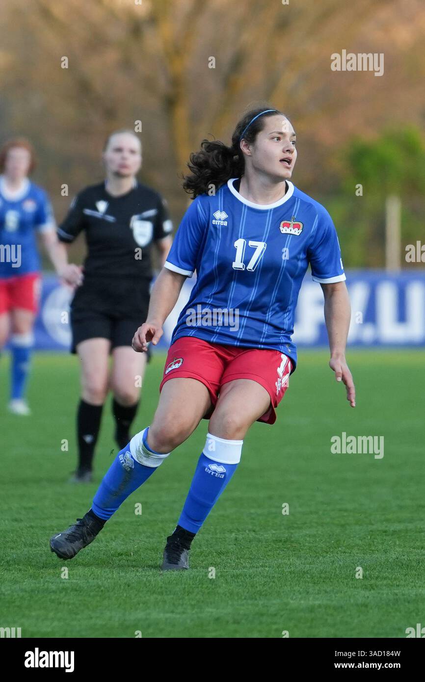 Felicia Frick (17 LIE). UEFA Womens Nations League football match ...
