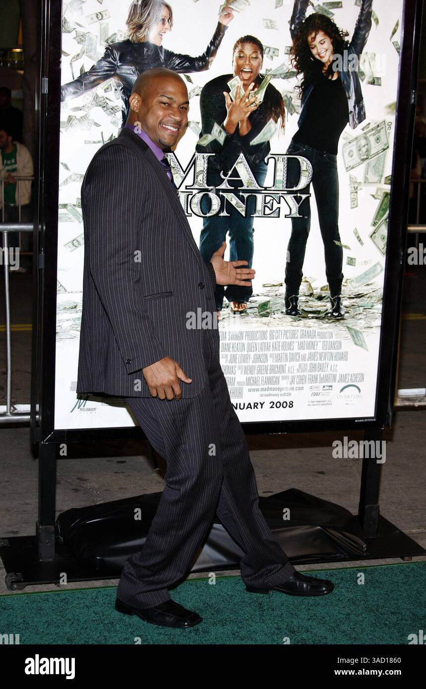 Roger Cross at the Los Angeles premiere of 'Mad Money' held at the Mann ...