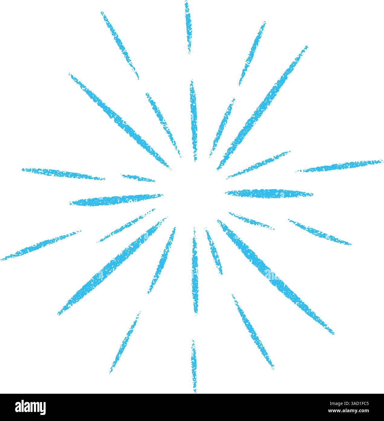 Blue Radiant sunburst with abstract rays and starburst lines. Circular ...