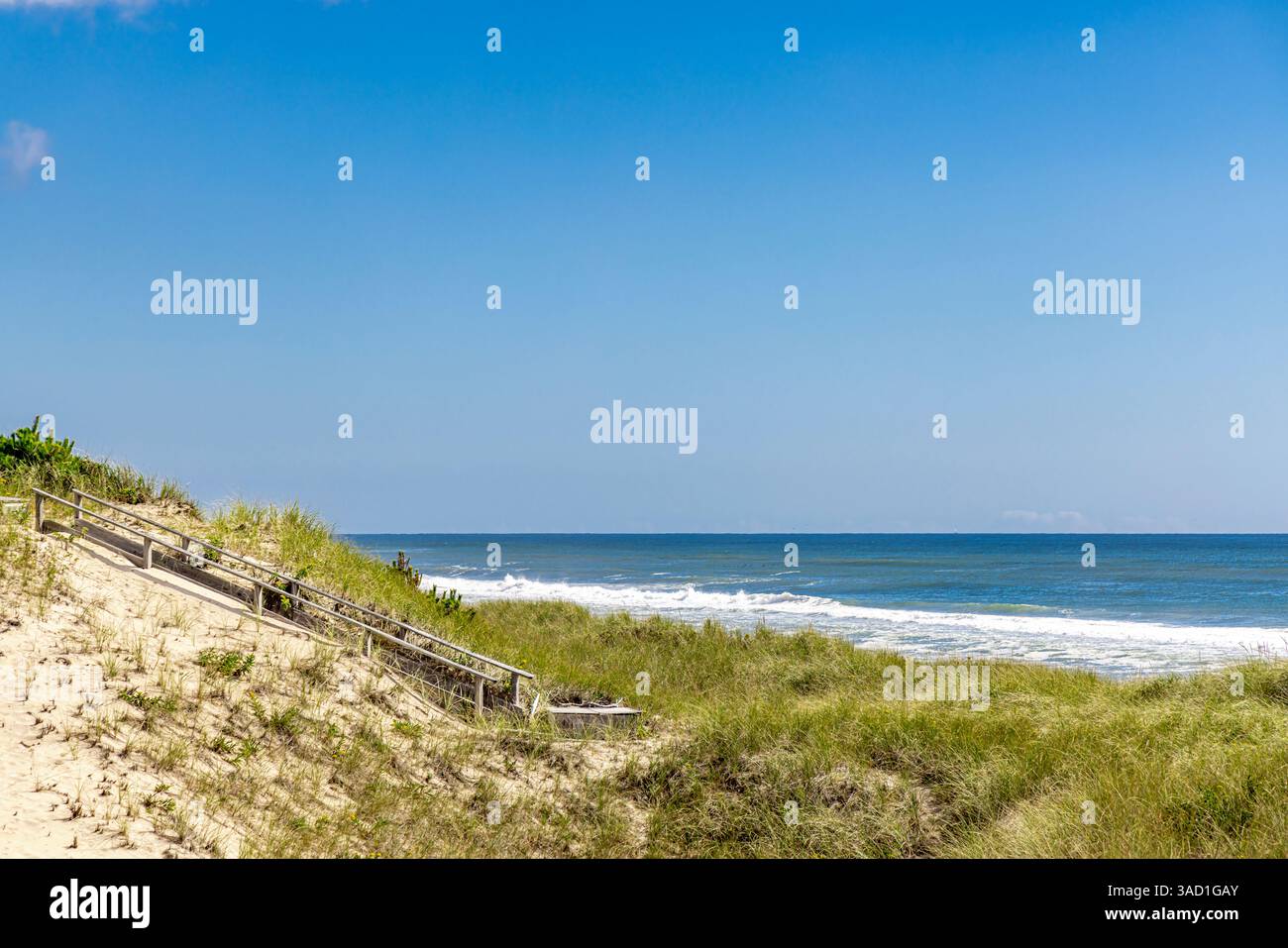 summer landscape of an amagansett beach Stock Photo - Alamy