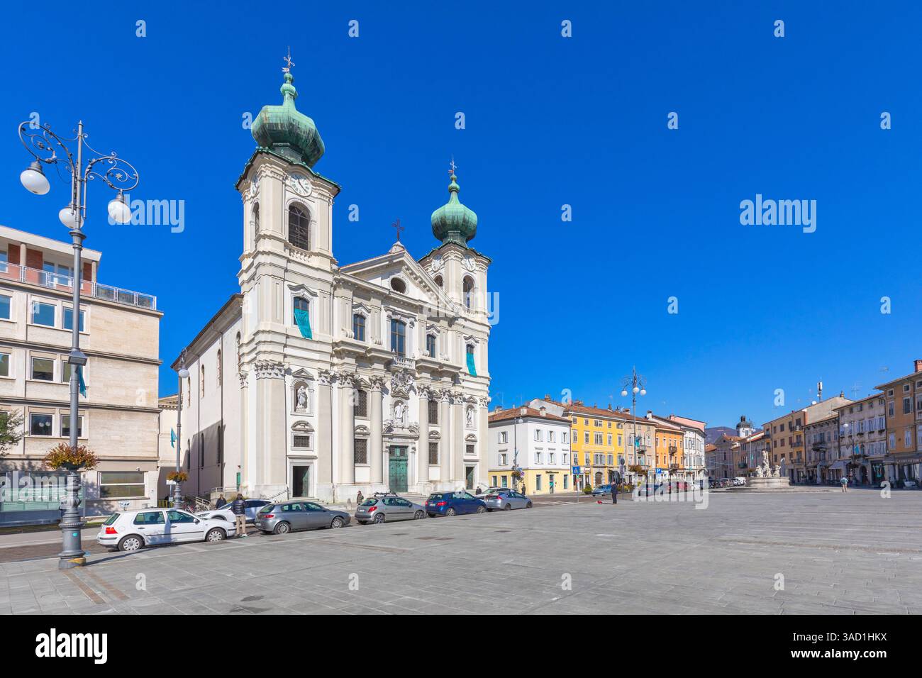 St. Ignatius' Church, which overlooks Piazza della Vittoria, Gorizia ...