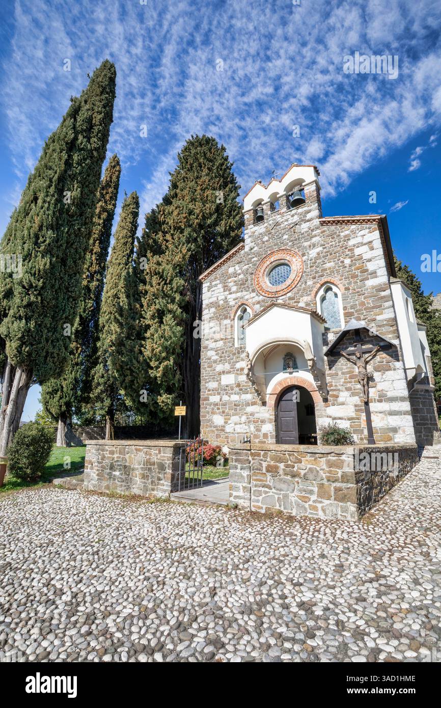 Christian church on hill in hi-res stock photography and images - Alamy